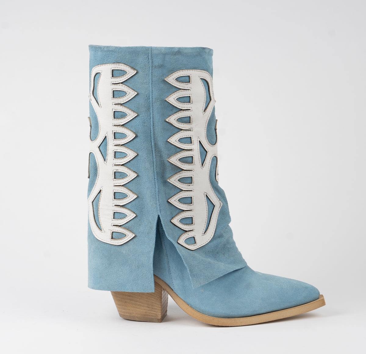 Rebel - Texan Tube with Laser Cuff Light Blue